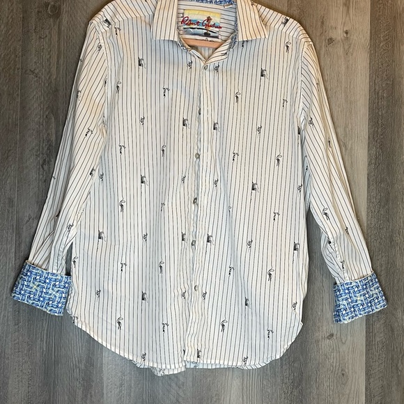 Robert Graham | Shirts | Robert Graham Runaway Train Classic White ...